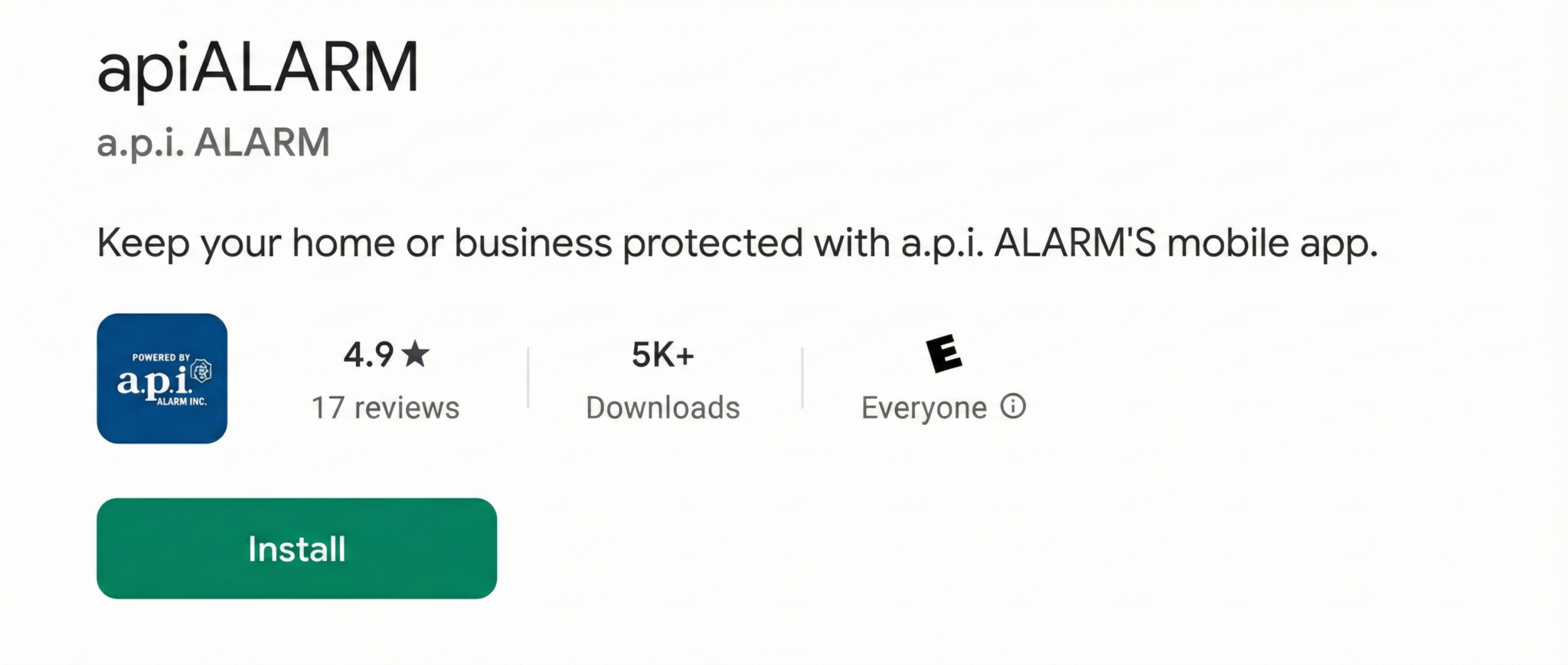 a.p.i. ALARM Support